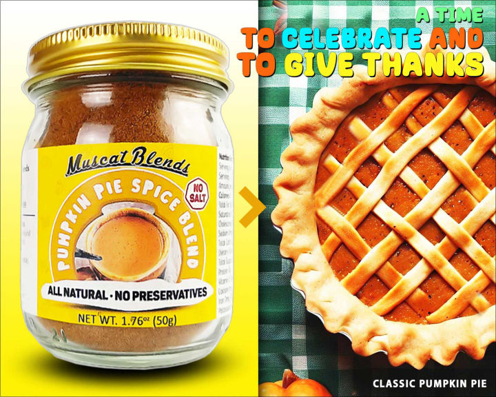 MUSCAT BLENDS PUMPKIN PIE SPICE 1.76oz (50g) | Lazada PH