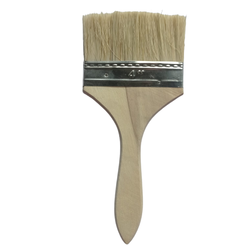 4 Inch - Kuas Cat Cet Paint Brush Gagang Kayu Dinding Besi Tembok ...