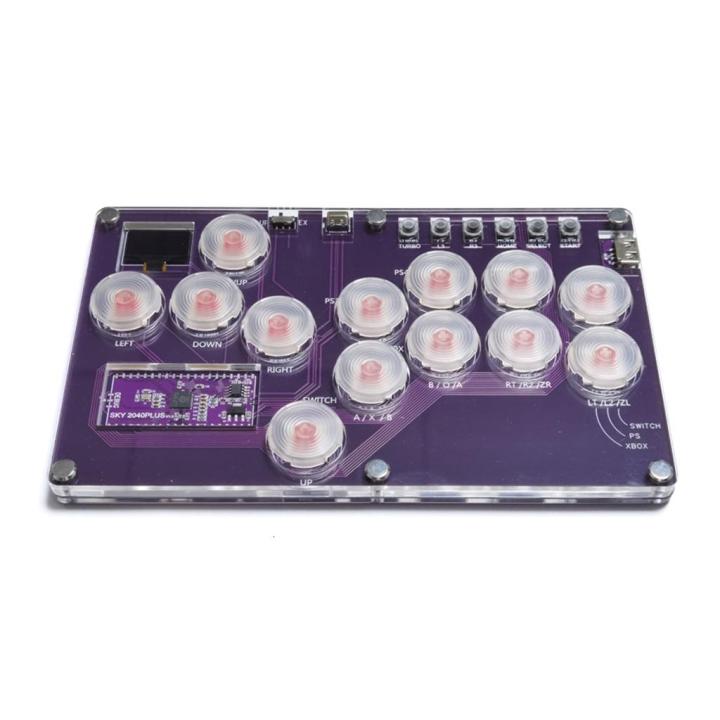 Fightingbox Arcade Fight Stick SOCD Led Mini Hitbox Controller Game ...