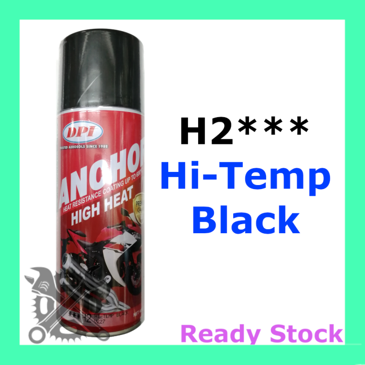 Anchor Spray Paint DPI 400ml H2 Hi-Temp Black *** Three Star High ...