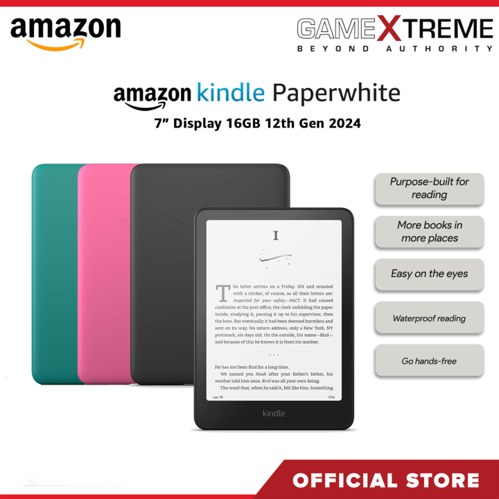 Amazon Kindle Paperwhite 16GB 12th Gen – Our fastest Kindle ever, with ...