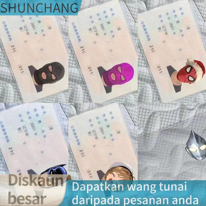 SHUNCHANG Spoof Funny Card Badge Holder Business Credit Cards Bank ID ...
