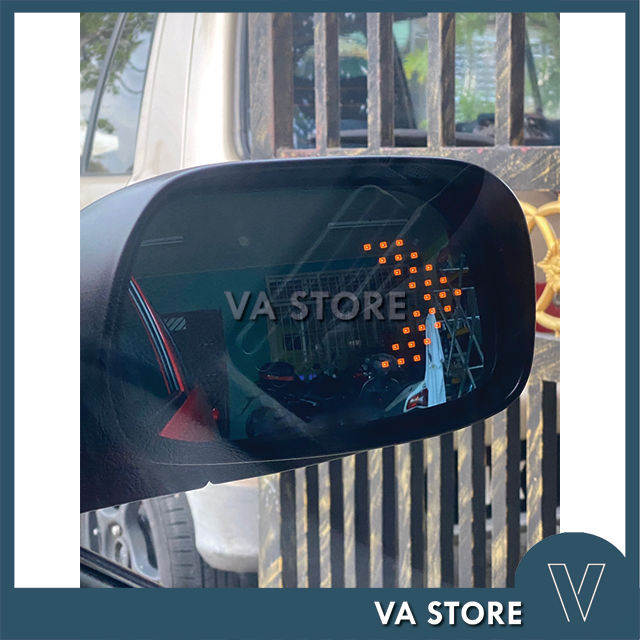 Toyota Vios (1st Gen) Blue Side Mirror With LED Signal Wide Angle Sight ...