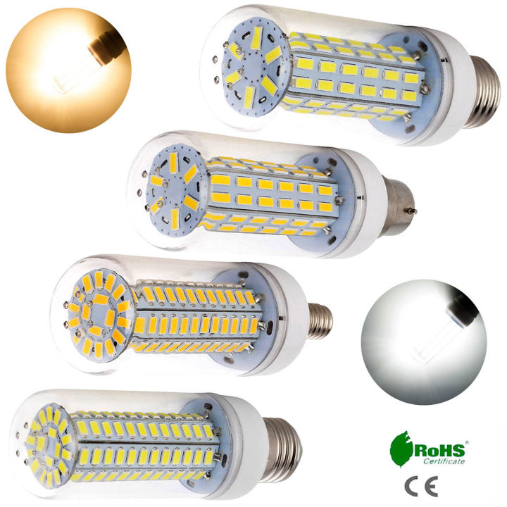 ERANPO หลอดไฟ LED ข้าวโพด E26 E27 B22 E14 35W 40W 5730 7030 SMD หลอดไฟ220V 240V 100W หลอดฮาโลเจน ...