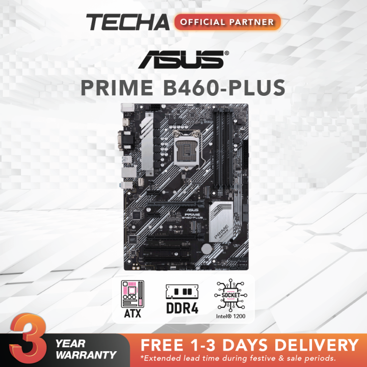 ASUS Prime B460-Plus | Intel B460 | Full ATX | DDR4 Motherboard | Lazada Singapore