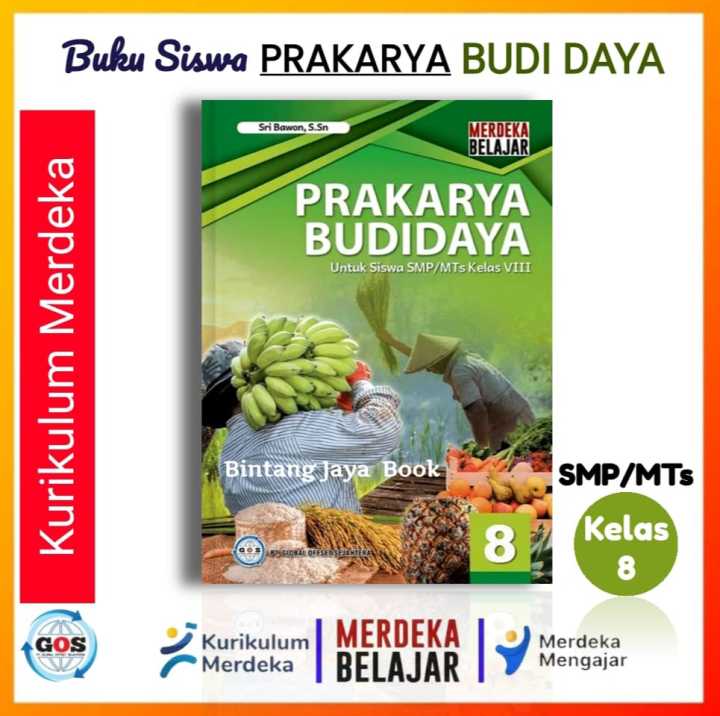 Penerbit GOS Buku Siswa Prakarya Budidaya SMP/MTs Kelas 8 Kurikulum Merdeka | Lazada Indonesia