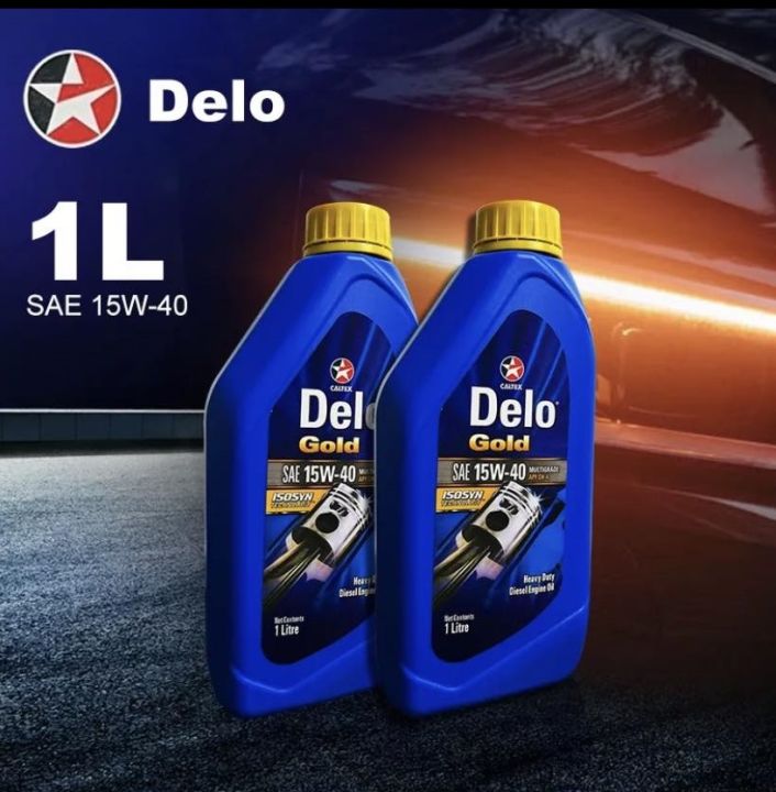 1L Genuine Delo Gold Multigrade SAE 15W40 with Isosyn Tech | Lazada PH