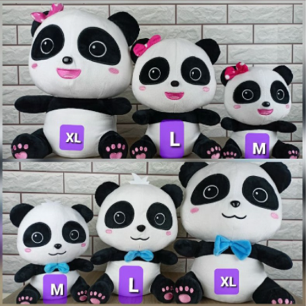 DREAMTOYS96 Boneka Baby Bus Panda Kiki dan Miu miu L (32 cm) | Lazada ...