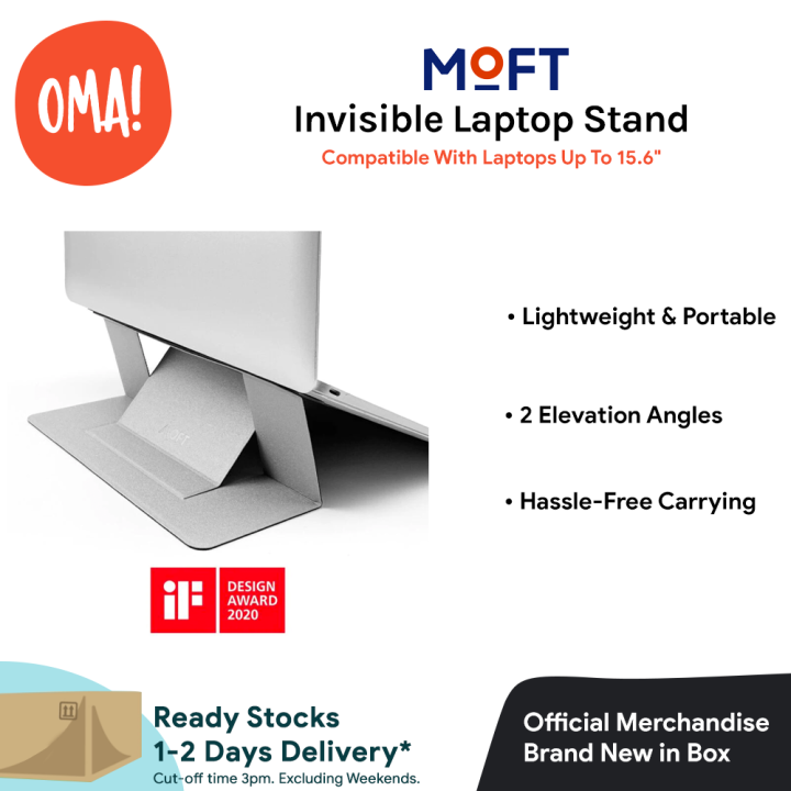 Moft Invisible Laptop Stand | Adhesive Version (Latest Gen) | Lazada ...