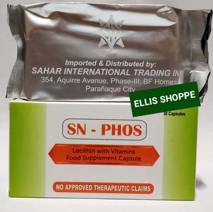 SN Phos - Essential Phospholipids Lecithin with Vitamins Food ...