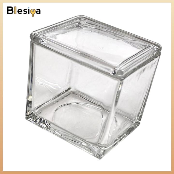 Blesiya Laboratory Glass Staining Jar Tank Lab Supplies Container ...