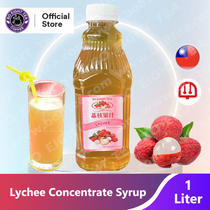 LYCHEE CONCENTRATE SYRUP 1L TAIWAN 博霸荔枝浓缩果汁 LECI SIRAP Pekat/ Fruit Juice Concentrate (Kordial ...