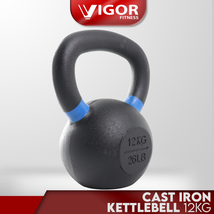 Vigor Fitness Cast Iron Kettlebell 12KG | Lazada