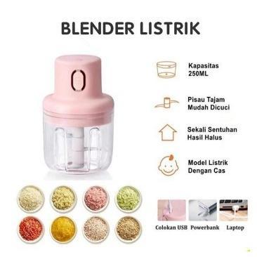MKC KIMISO Chopper Blender Mini Elektrik Penggiling Bumbu Free USB | Lazada Indonesia
