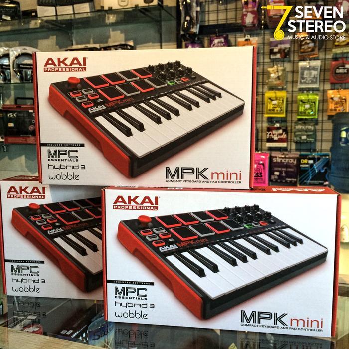 Akai Mpk Mini Mk2 - Ultra Portable Usb Midi Keyboard 25key With Pad ...