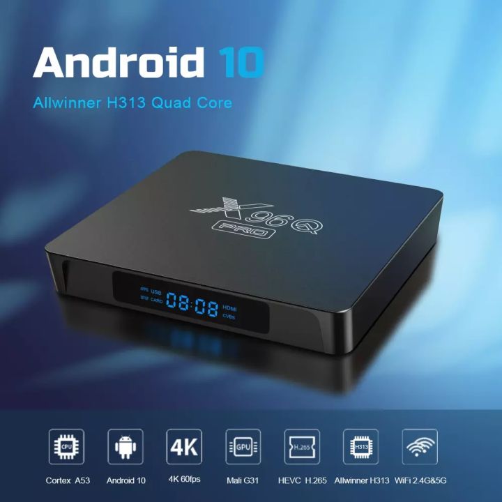 X96Q Pro Android Tv Box | Lazada.co.th