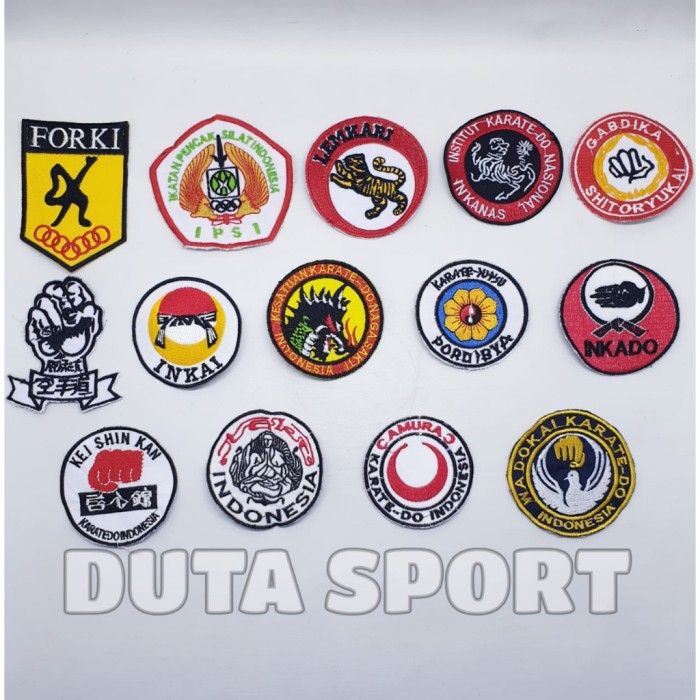 Logo Lambang Badge Emblem Karate Silat Taekwondo FORKI INKAI IPSI ...