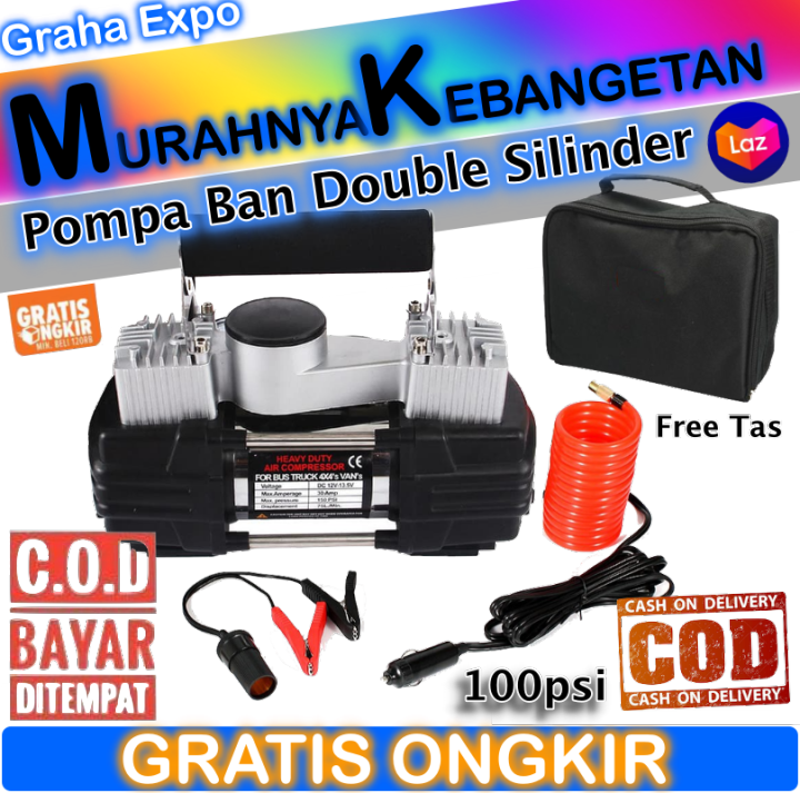 Bayar di Tempat Pompa Angin Ban Bus / Truk Mobil Motor Compressor ...