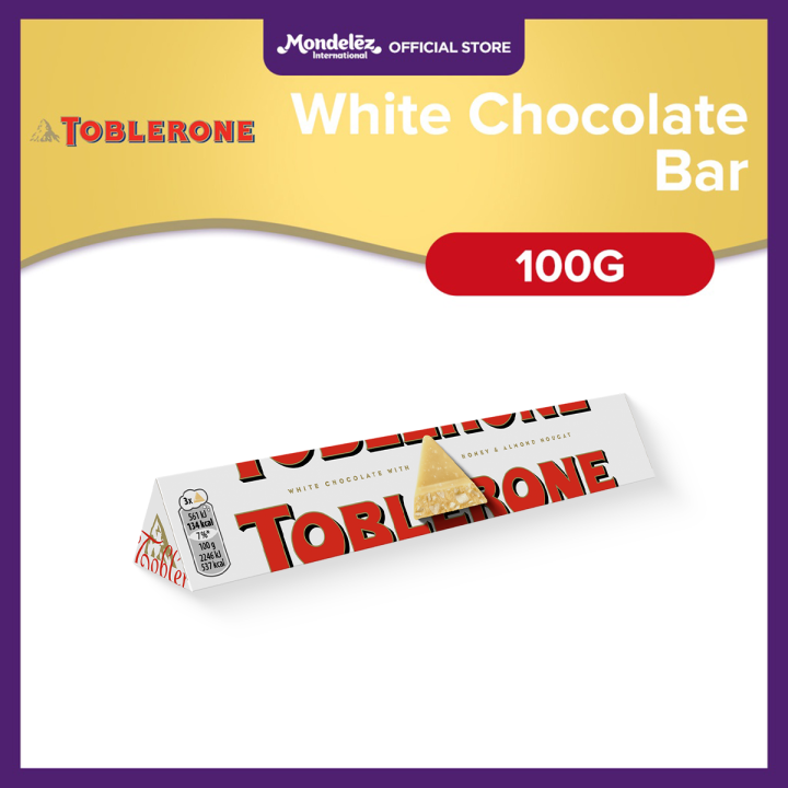 [Exp: Aug 21, 2024] Toblerone Swiss White Chocolate Bar - with Honey ...