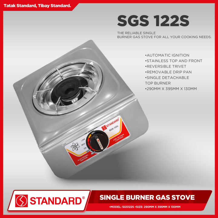Standard Gas Stove Single Burner SGS122S | Lazada PH