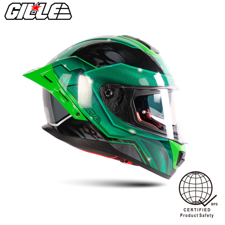 Gille Green Lantern Full Face Helmet | Lazada PH
