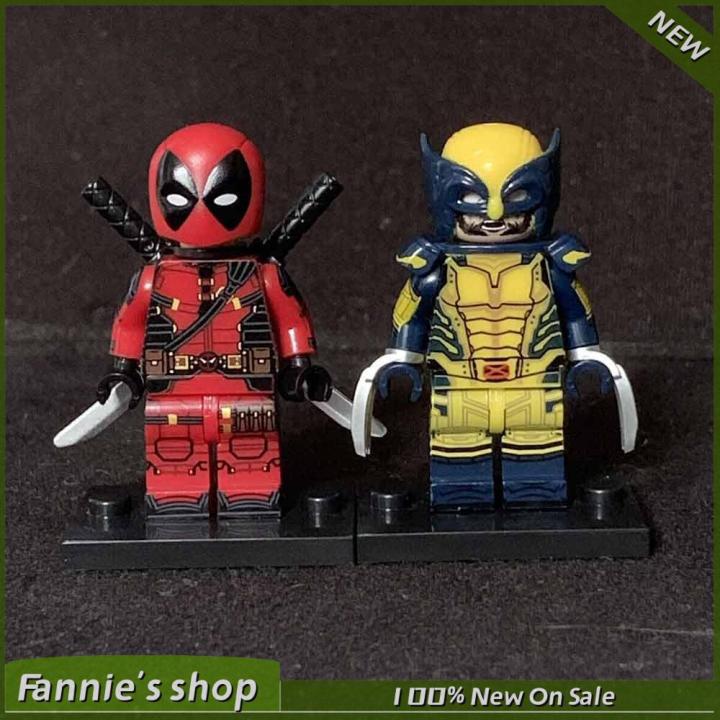 2X Deadpool & Wolverine Mini Building Blocks Small Figures | Lazada PH
