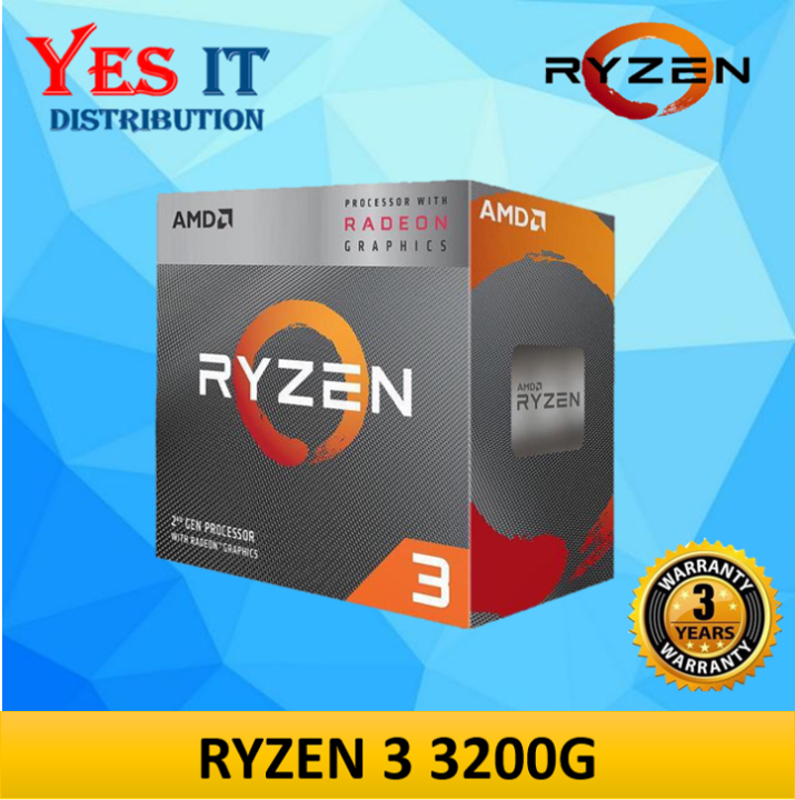 AMD Ryzen 3 3200g/Ryzen 5 4600G Vega graphics AM4 CPU processor | Lazada PH