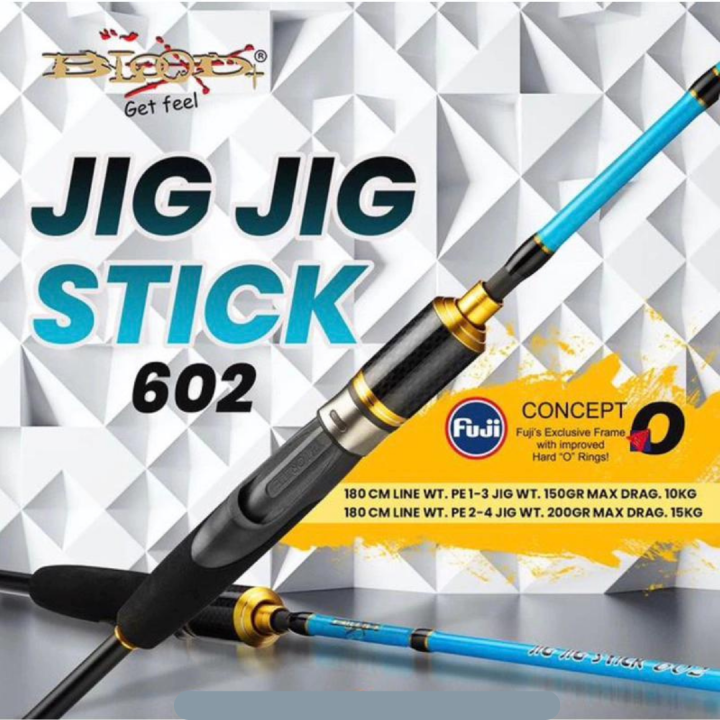 Joran Light Jig BLOOD-X Jig Jig / Bin Bin Stick 602 Carbon Solid ...