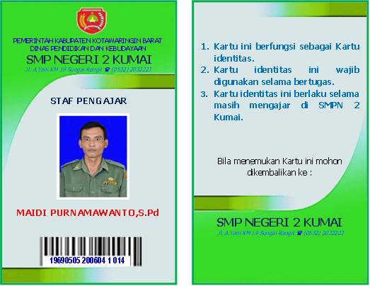 Cetak Id Card Depan Belakang ( 2 Muka ) | Lazada Indonesia