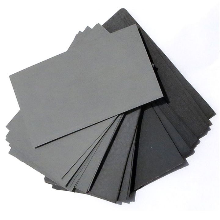 10 Pcs Wet / Dry Sandpaper 600/800/1000/1200/1500/2000/2500 Grit 138 ...