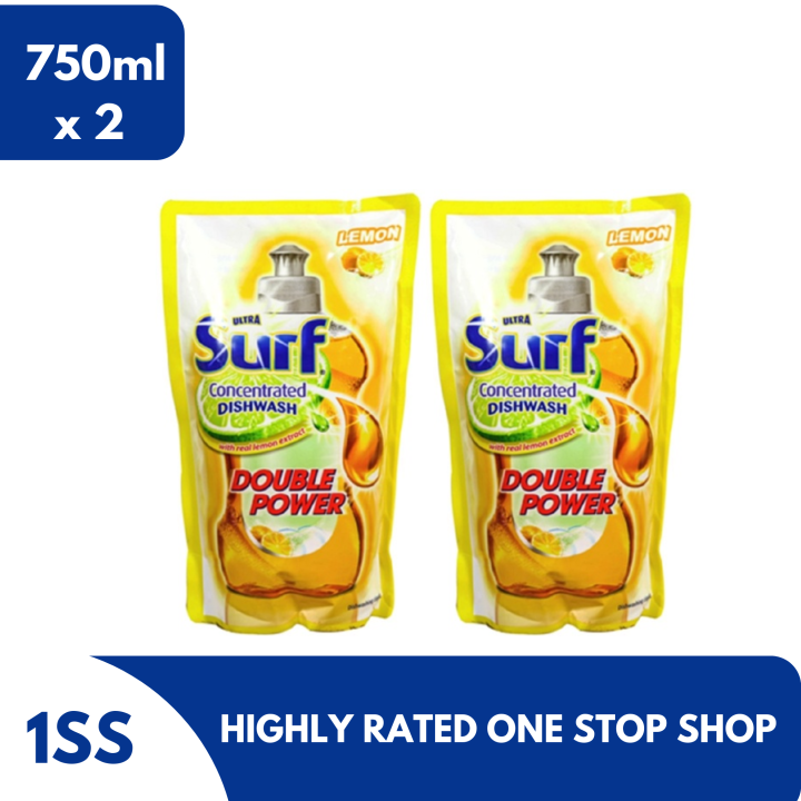 Surf ultra Concentrated Dishwashing Liquid, 750ml set of 2 | Lazada PH