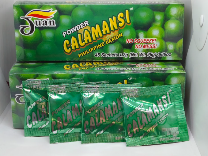 Juan Calamansi Juice Powder Philippine Lemon Powders Kalamansi 1Box - 1 ...