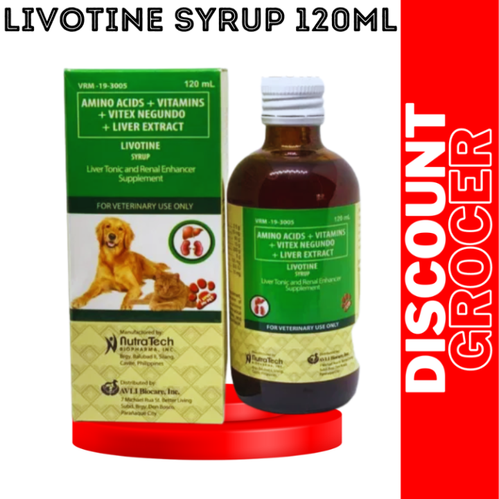 Livotine Syrup For Cat & Dog 120ML | Lazada PH