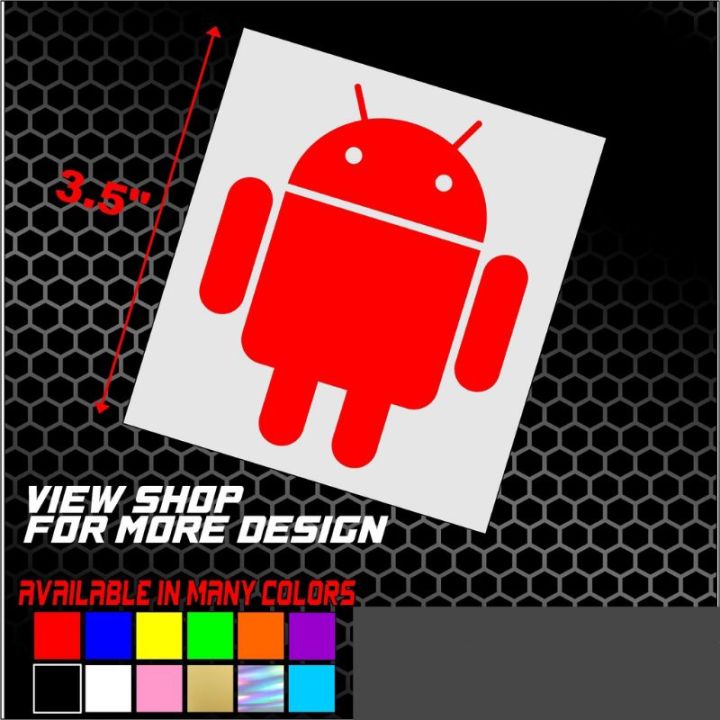 android logo sticker laminated waterproof | Lazada PH
