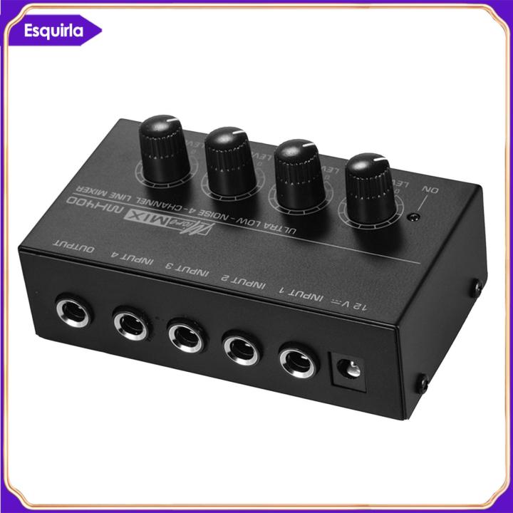 Esquirla 4 Channel Audio Mixer Echo Mixer Digital Mixing System Mini ...