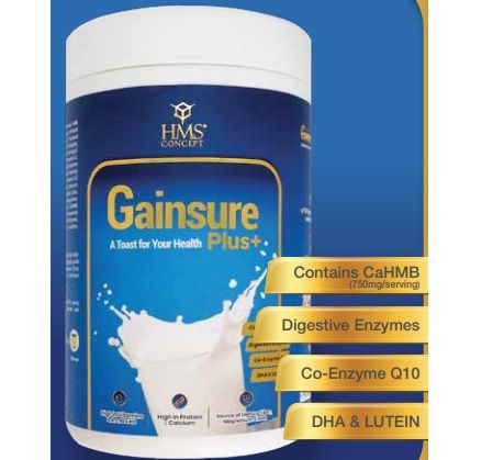 HMS Gainsure Plus+ 850g Vanilla Flavor Exp: 11/2025 | Lazada