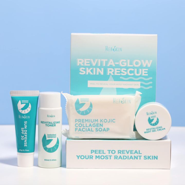 HerSkin RevitaGlow Skin Rescue Kit Her Skin Revita-glow by Kath ...