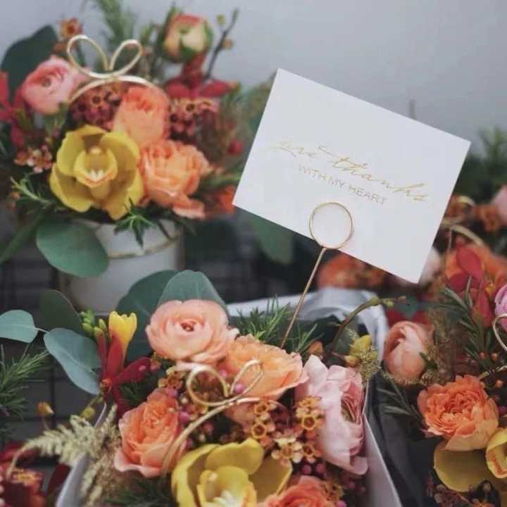 1 PACK stick card holder bahan BESI stik untuk kartu ucapan | Lazada ...