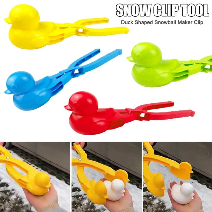 Safety Snowball Maker Gripper Snow Sand Mold Cartoon Duck Snowball ...