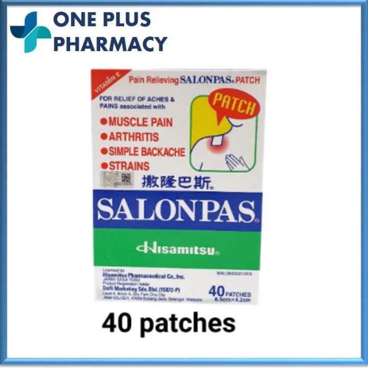Hisamitsu Salonpas Patch 40's | Lazada