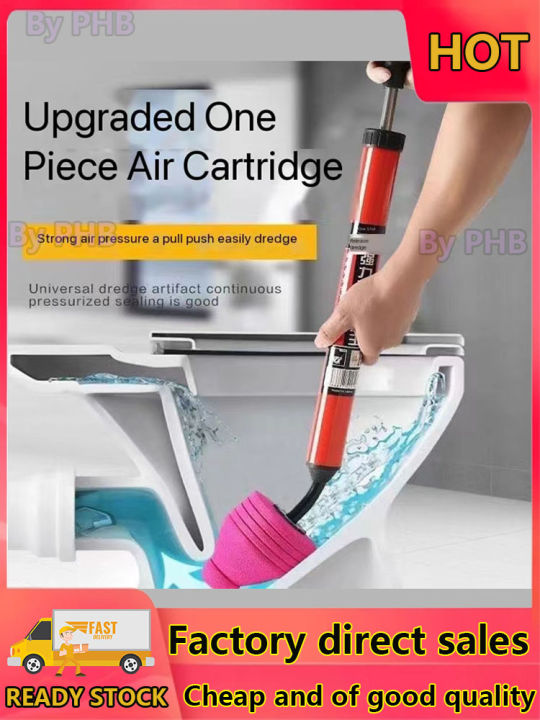 Toilet unclogging pump, compressed air toilet unclogging device, manual ...