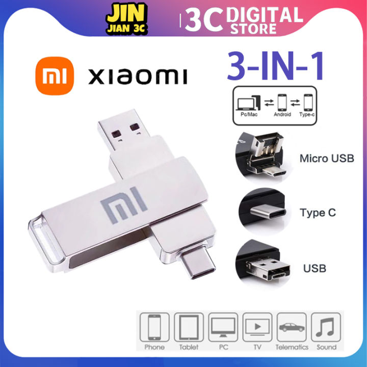 Xiaomi original USB3.0 three in one OTG flash memory Type-c 4GB 8GB ...
