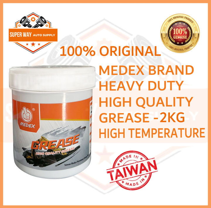 Medex Brand Grease Greasa 2kg yellow High temperature heavy duty made ...