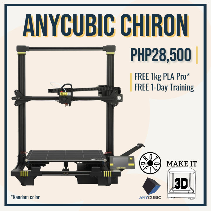 Anycubic Chiron 3D Printer FDM with FREE 1kg ProtoFil PLA Pro | Lazada PH