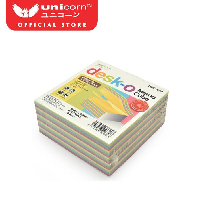 Unicorn Colour Memo Note Cube Refill UMC-689 | Lazada