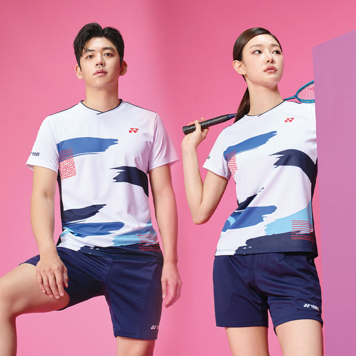 แฟชั่น2023 Yonex เสื้อแบดมินตันกีฬาออกกำลังกายระบายอากาศได้ดีเสื้อแห้งเร็ว550 | Lazada.co.th