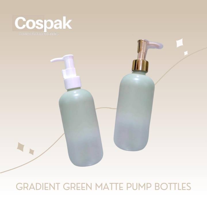 GRADIENT GREEN MATTE PUMP BOTTLE 250ML | Lazada PH
