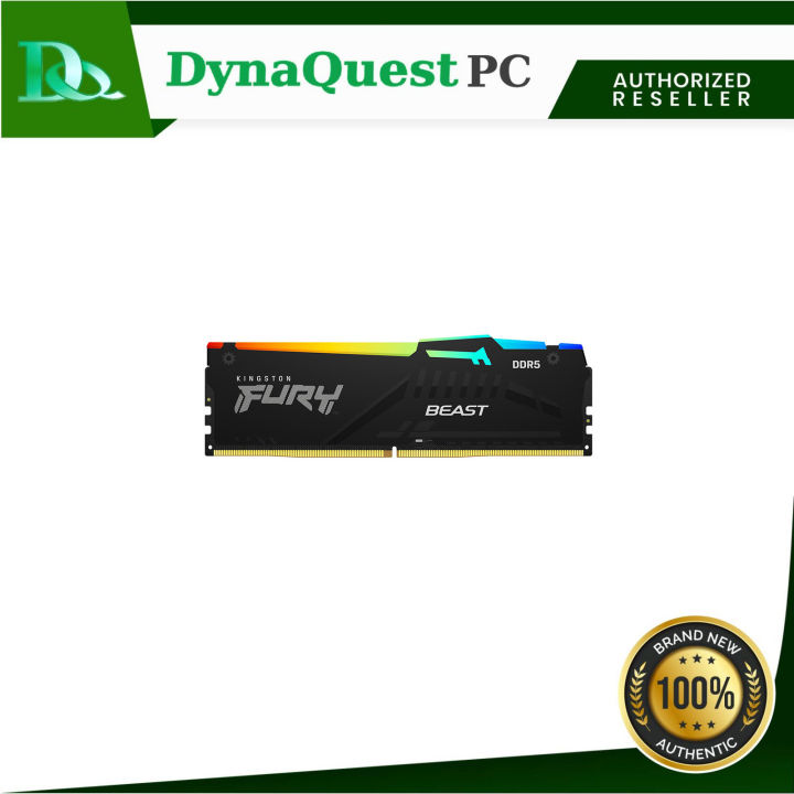 Kingston Fury Beast RGB 16GB DDR5 5600MHz CL40 KF556C40BBA-16 Desktop Memory | Lazada PH