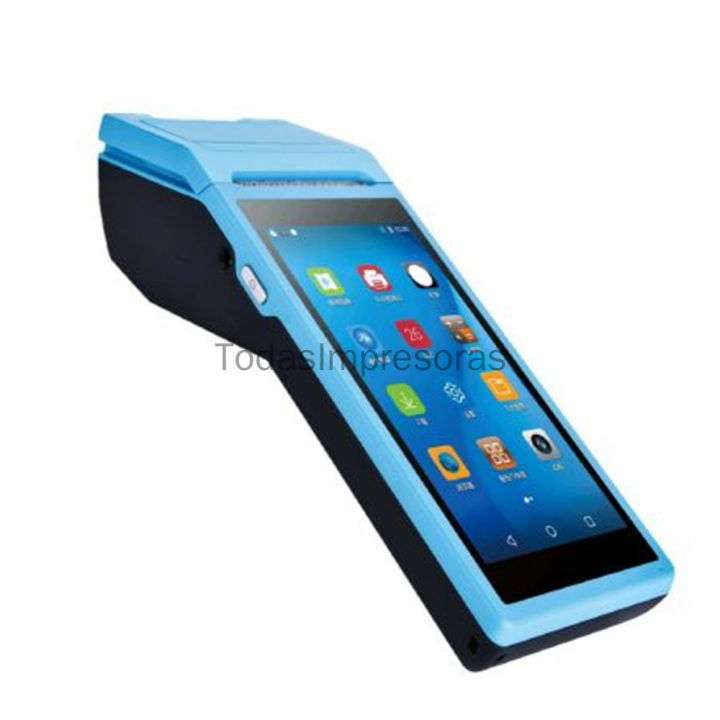 2024PDA Handheld POS Android 8.1 Thermal Printers PDA Terminal 5.5'' HD ...