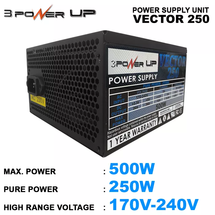 Power Supply Gaming Bionic 500Watt PSU / PSA BIONIC 500W | Lazada Indonesia